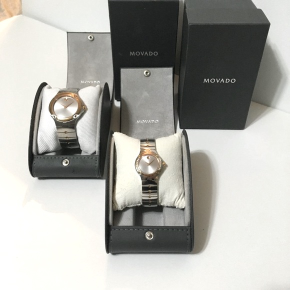 Movado | Accessories | Movado Museum Sport Se Rare His Hers Set Diamond ...